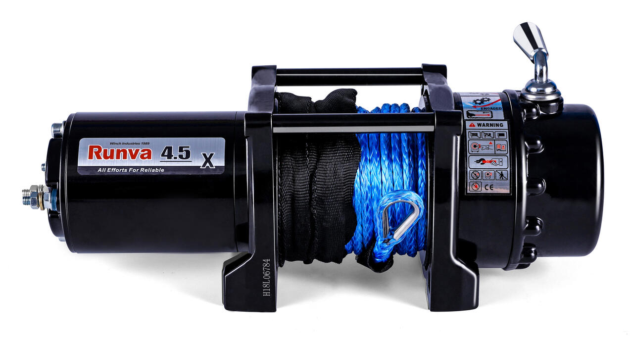 Runva 4 5x 24v - Runva 4.5X 24V Winch with Synthetic Rope – Ultimate ...